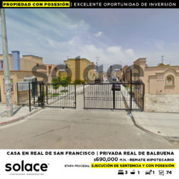 Real de San Francisco, Privada Real de Balbuena | PRECIO: $690,000 M.N. - SOLACE Inversiones ...